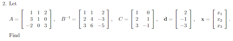 Solved 2. Let | Chegg.com