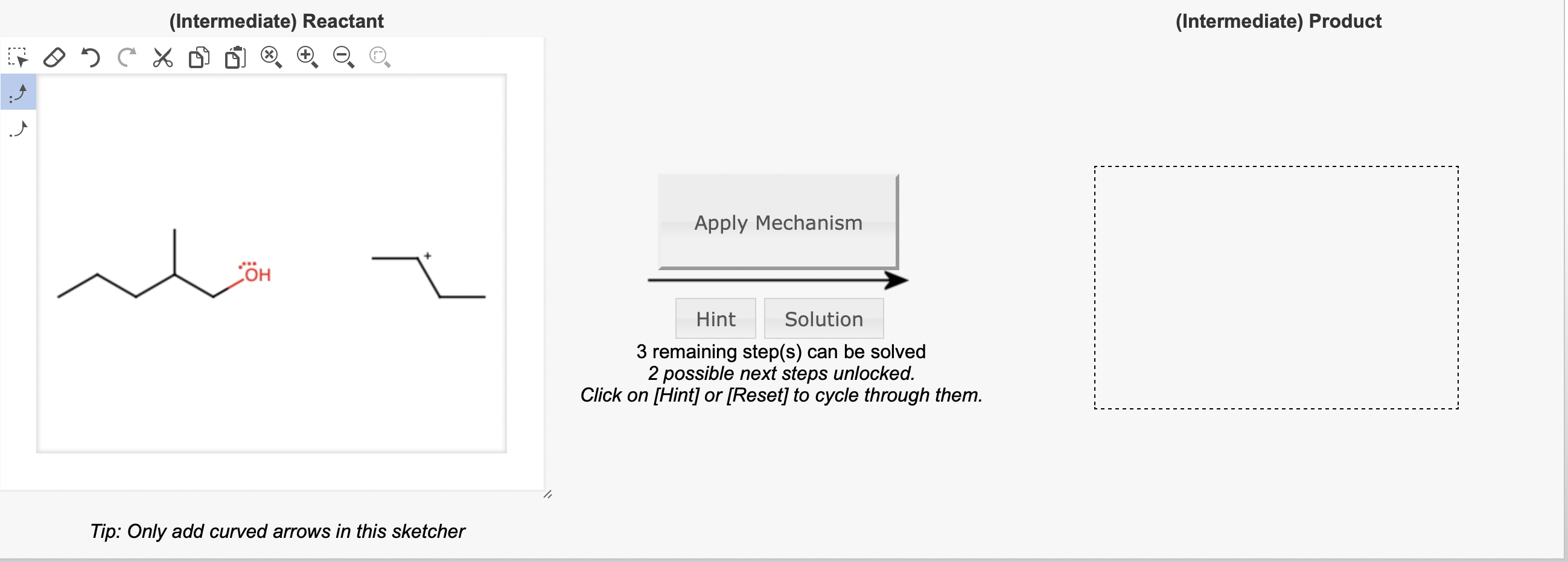 Solved (Intermediate) Product (Intermediate) Reactant 5 с. . | Chegg.com
