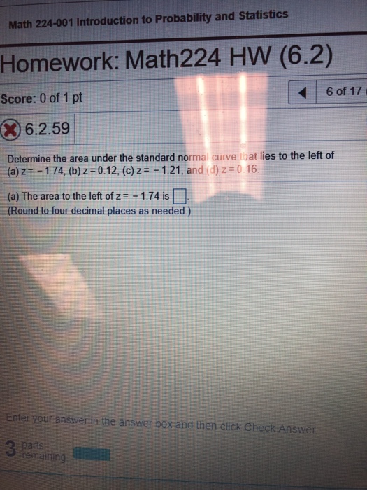 Solved Math 224-001 Introduction to Probability and | Chegg.com