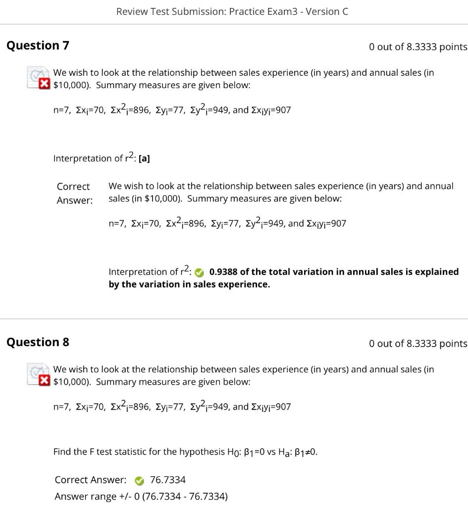 Solved Do Not Use Excel Output Calculations Only They 