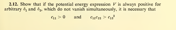 Solved 2.12. Show that if the potential energy expression V | Chegg.com