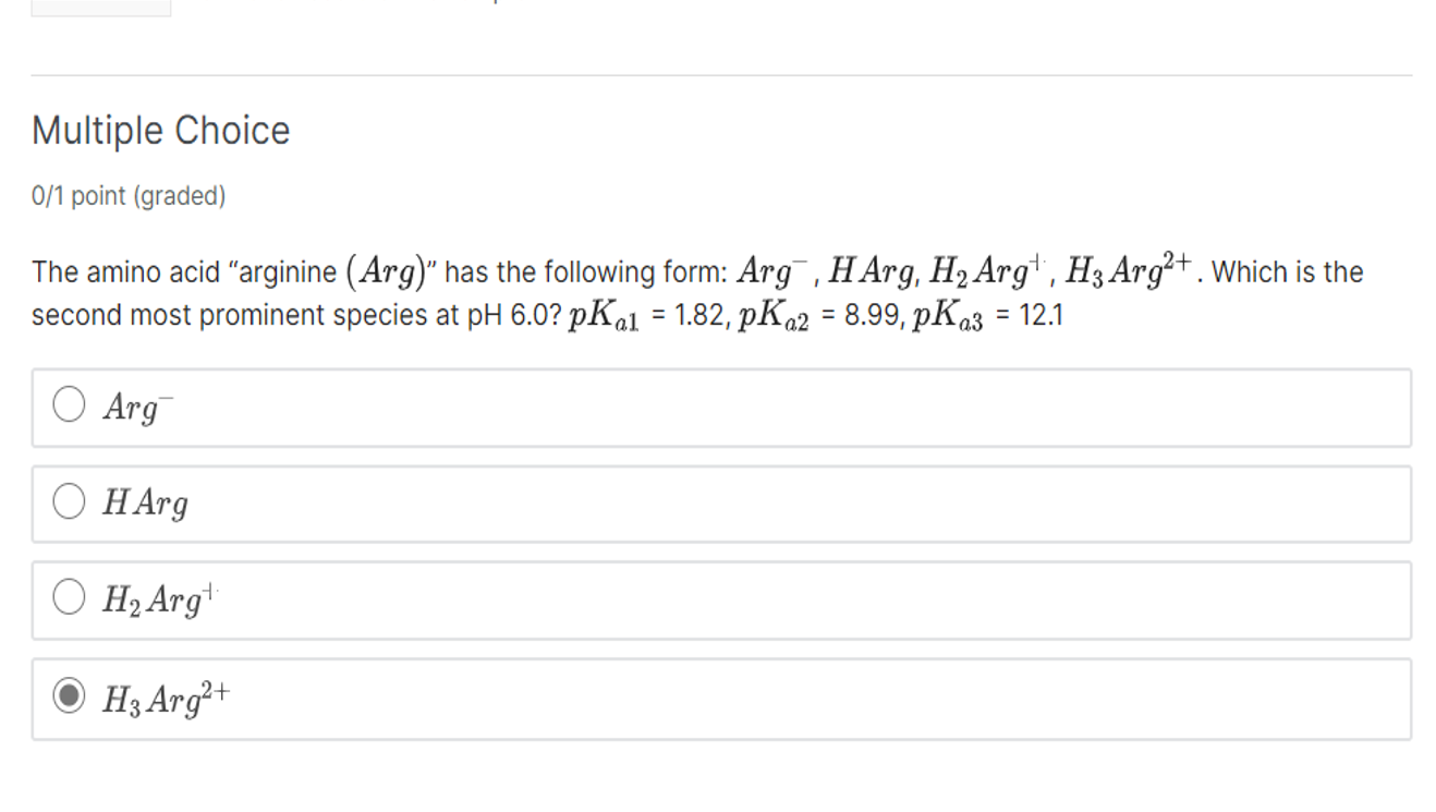 Solved The amino acid "arginine (Arg)" has the following | Chegg.com