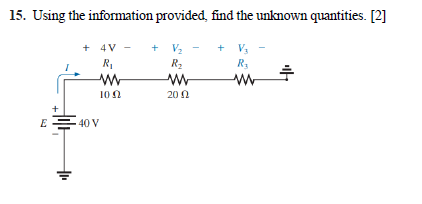 Solved 15. Using the information provided, find the unknown | Chegg.com
