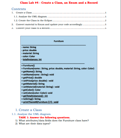 Solved call that method instead. Preferably in table form. | Chegg.com