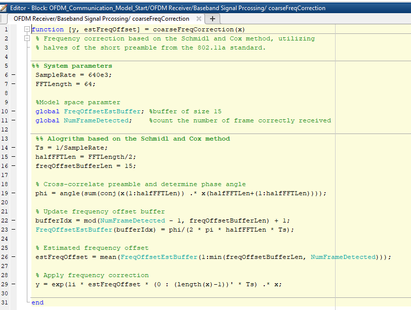 Hi, this is a question about OFDM Matlab. Please | Chegg.com