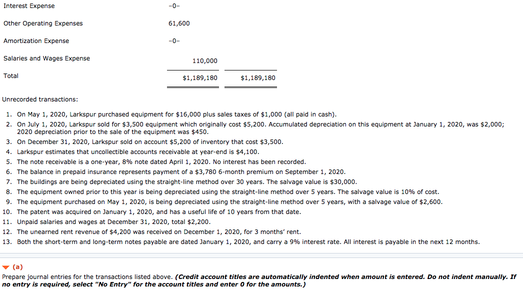Solved Comprehensive Problem 9 (Part Level Submission) | Chegg.com