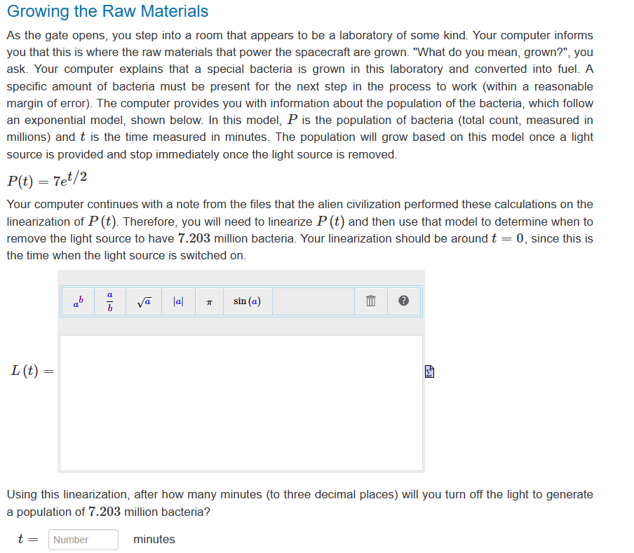 Solved Growing the Raw Materials As the gate opens, you step | Chegg.com