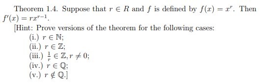 Solved Theorem 1.4. Suppose that r ER and f is defined by | Chegg.com