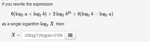 Solved If you rewrite the expression log, 2+3 log, y - 5 | Chegg.com