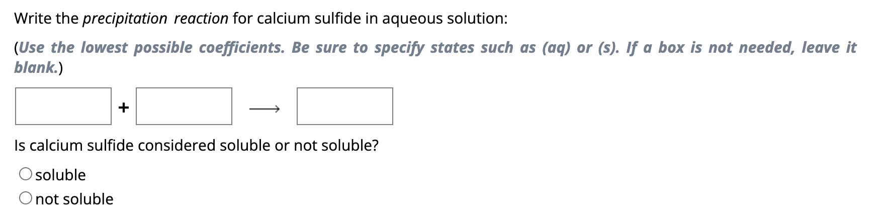 Solved Chapter 15 - ﻿Question 1: Write the precipitation | Chegg.com