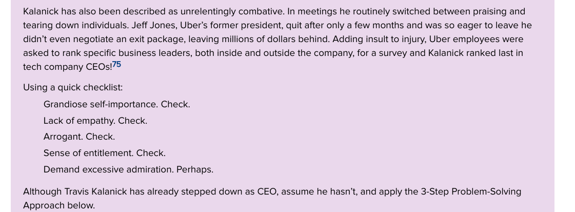 Solved Problem Solving Application Darkness in the C-Suite | Chegg.com