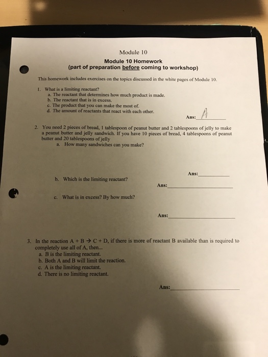 Solved Module 10 Module 10 Homework (part of preparation | Chegg.com