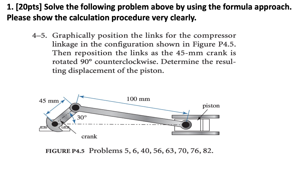 Solved [20pts] Solve the following problem above by using | Chegg.com