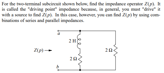 Solved For the two-terminal subcircuit shown below, find the | Chegg.com