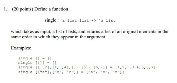 Solved ONLY IN ML PROGRAMMING. CODE NEEDED IN ML | Chegg.com
