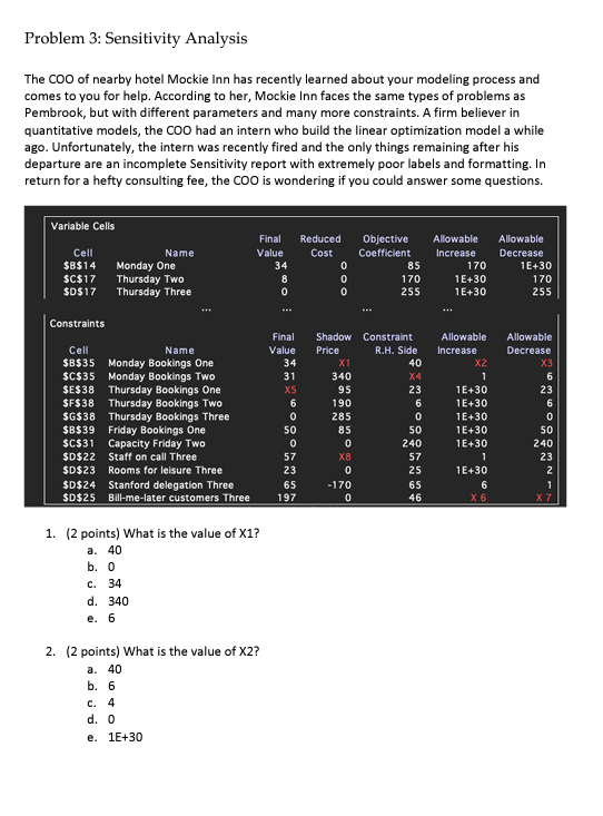 Solved Can you please help me with this? I need answers to | Chegg.com