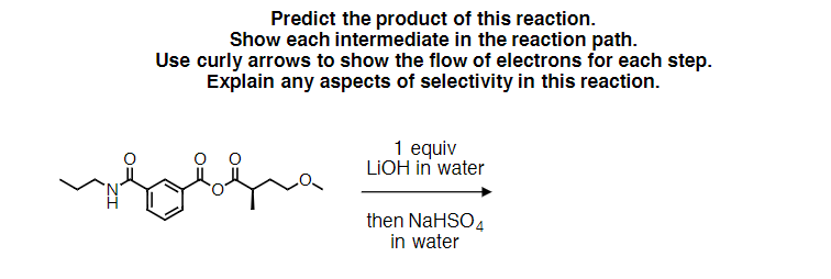 Solved Predict the product of this reaction.Show each | Chegg.com