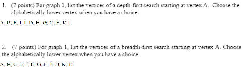 Solved Just wanted to double check my answers. We are | Chegg.com