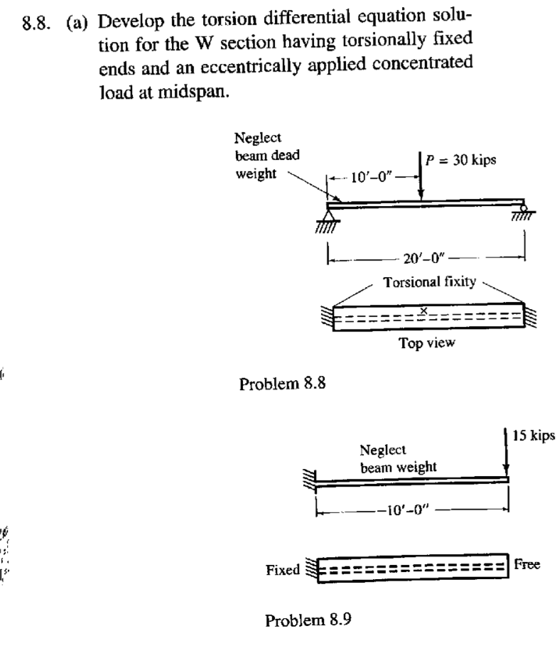 8.8. (a) Develop the torsion differential equation | Chegg.com