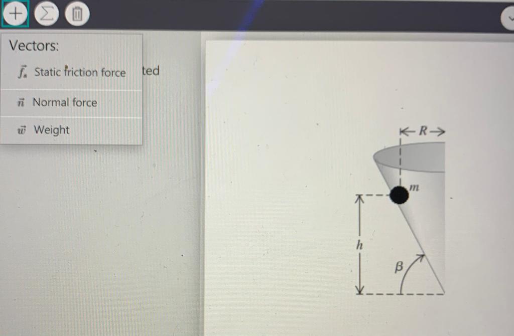 Solved A small block with mass m is placed inside an | Chegg.com