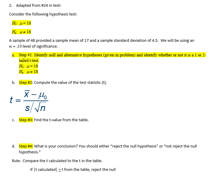 Solved Adapted from #24 ﻿in text:Consider the following | Chegg.com