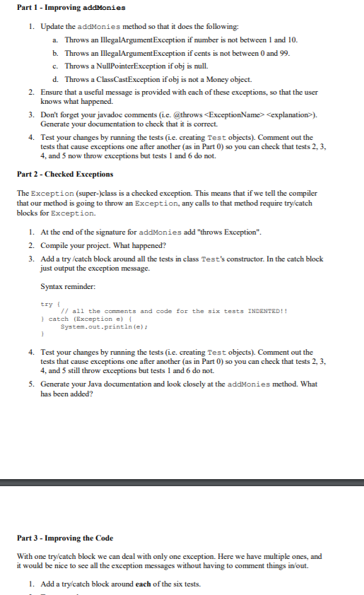 Solved Test.java public class Test { /** * | Chegg.com