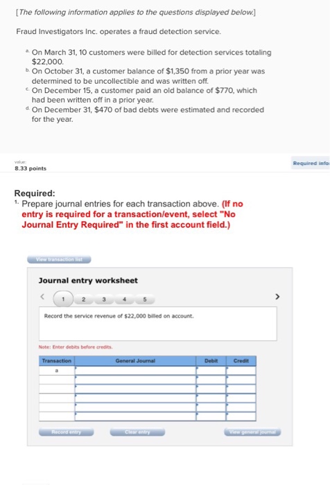 Solved The following transactions took place for Parker's | Chegg.com