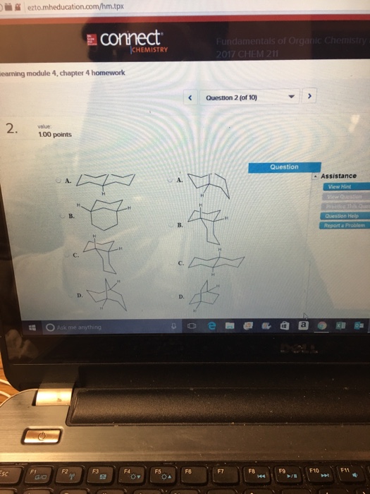 Solved Chemistry Module 4 Chapter 4 Homework Question 2 Of