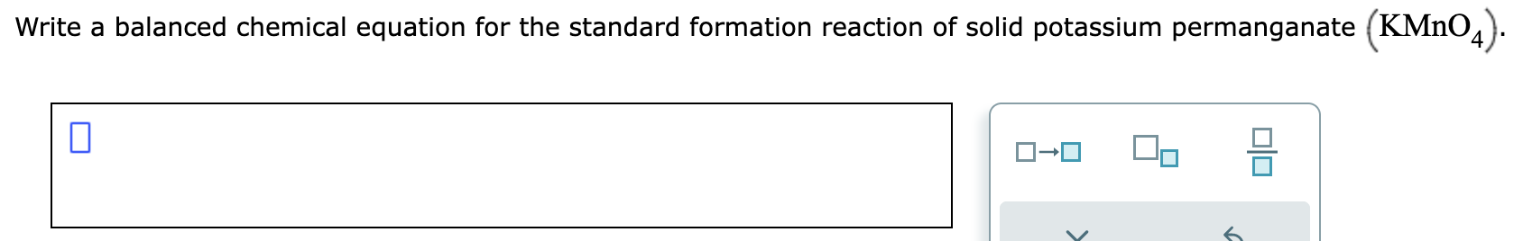 Solved Write a balanced chemical equation for the standard | Chegg.com