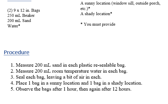 Solved 1. How did the entrapped water move from the land to | Chegg.com