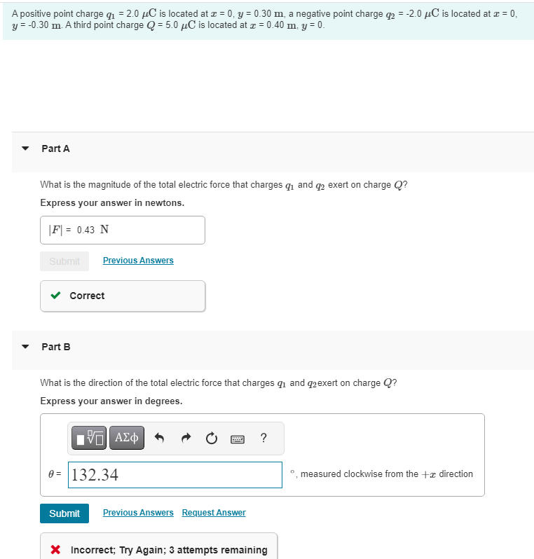 Solved A positive point charge q1=2.0μC is located at | Chegg.com