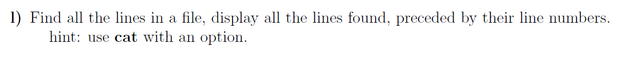 Solved Exercise with Unix regular expression using | Chegg.com