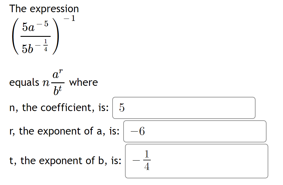 Solved The expression - 1 5 5a 1 56 a” equals n where ht n, | Chegg.com