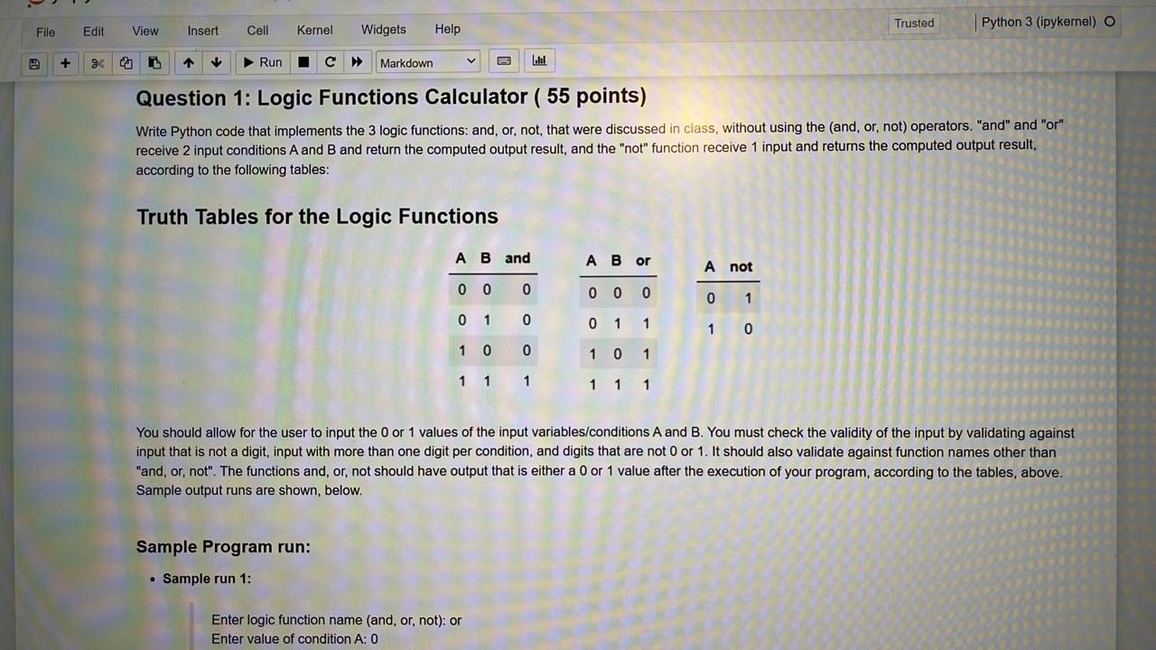 Solved """"""""""DO NOT USE "and" OR "or" OPERATORS AT | Chegg.com