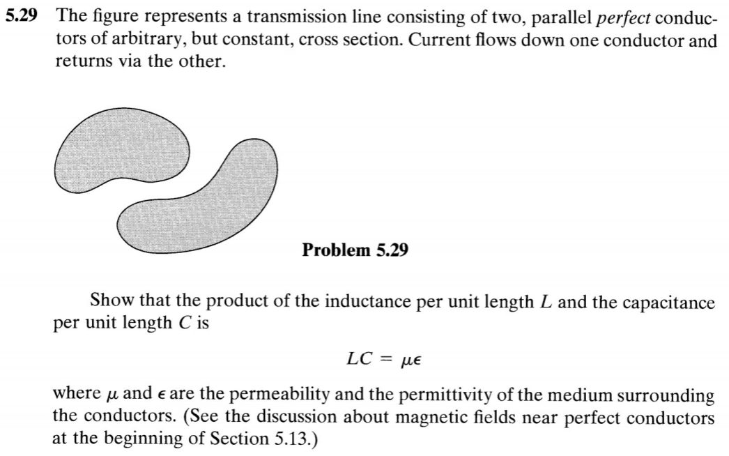 Solved 5.29 ﻿The figure represents a transmission line | Chegg.com