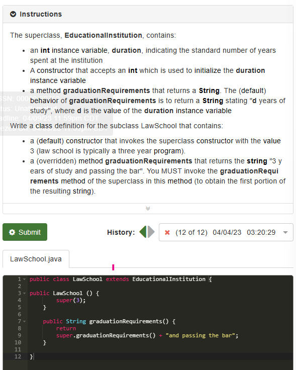Solved Please help me understand why I am receiving the | Chegg.com