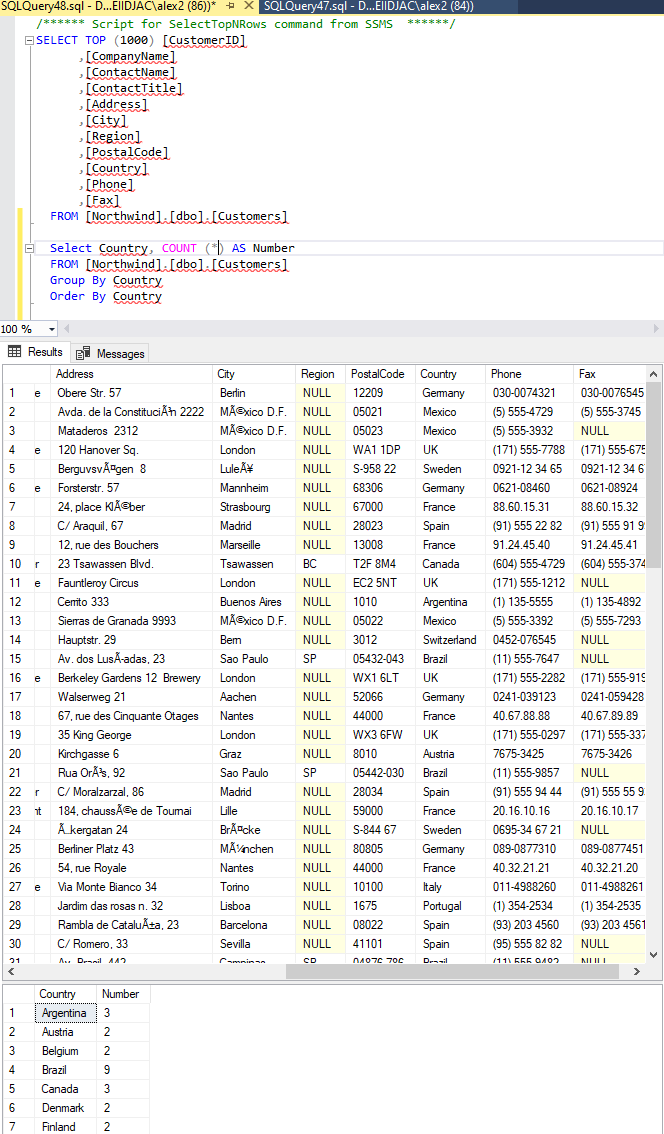 Solved I am Using SSMS with a database already added. I need | Chegg.com