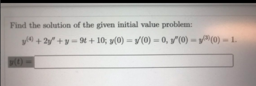 [Solved]: Find the solution of the given initial value pro