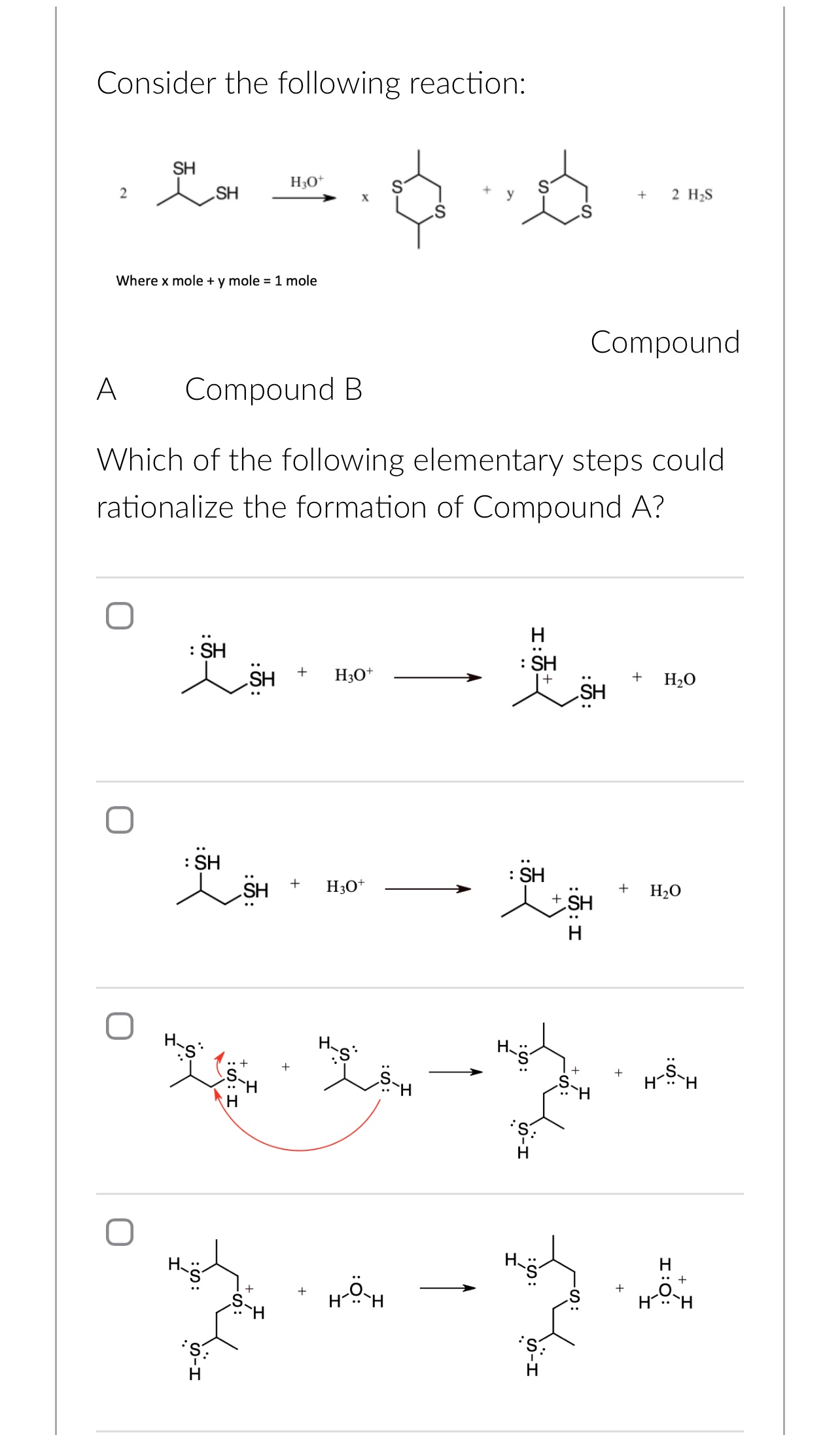 Solved Consider the following reaction: 2 +2H2 S Where x | Chegg.com