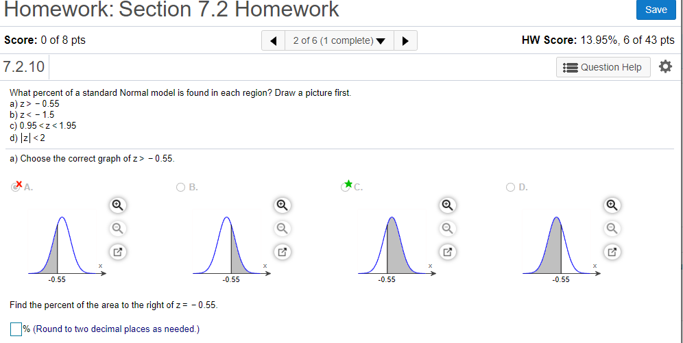 Solved Homework Section 7 2 Homework Save Score 0 Of 8 Pts