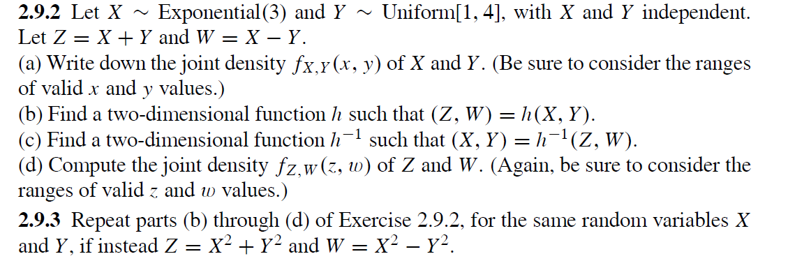 Solved Need the solution for Question 2.9.3 | Chegg.com