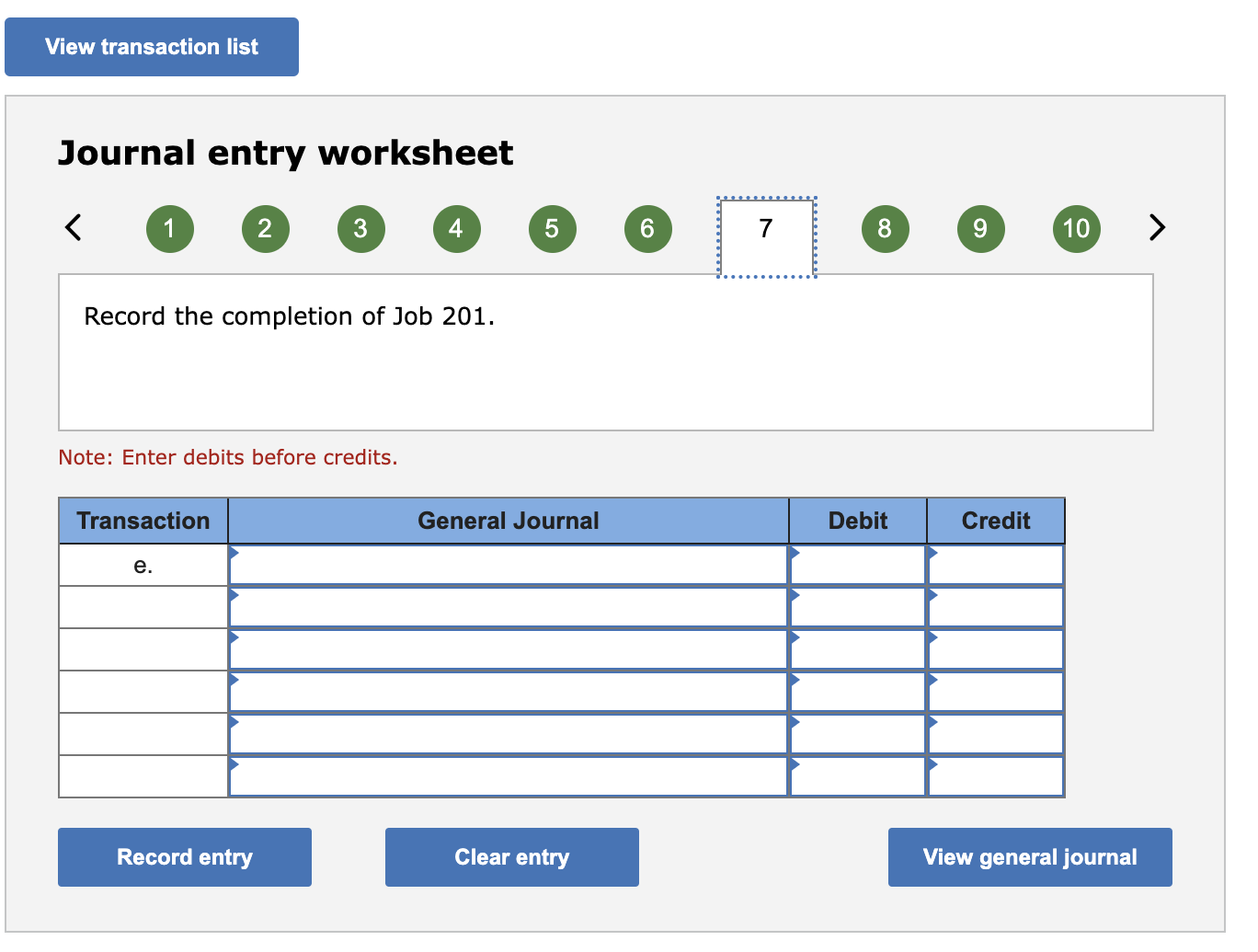 Solved Journal entry worksheet 12 Note: Enter debits before | Chegg.com