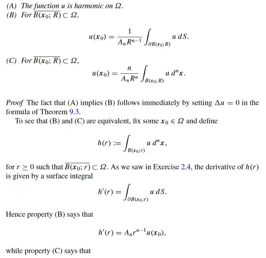9.2 Liouville's theorem says that a bounded harmonic | Chegg.com