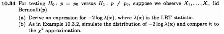 Solved 10.34 For testing H0:p=p0 versus H1:p =p0, suppose we | Chegg.com