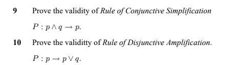 Solved 9 Prove the validity of Rule of Conjunctive | Chegg.com