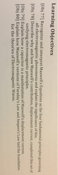 Solved Learning Objectives [Obj 77] Recognize and interpret | Chegg.com