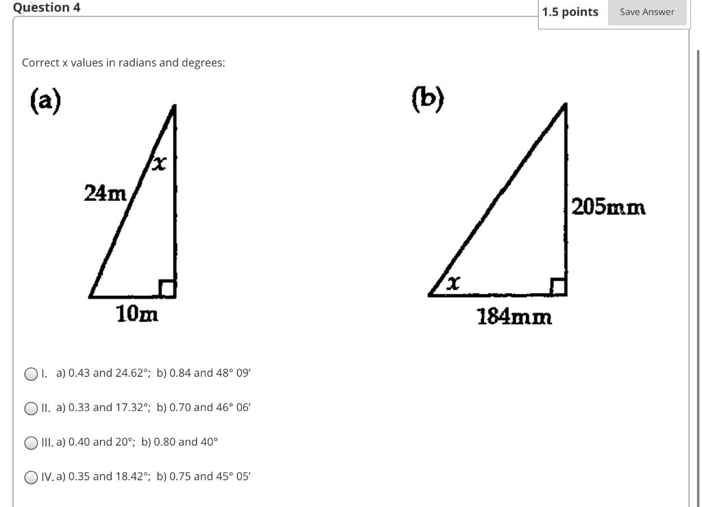 Solved Question 4 1.5 points Save Answer Correct x values in | Chegg.com
