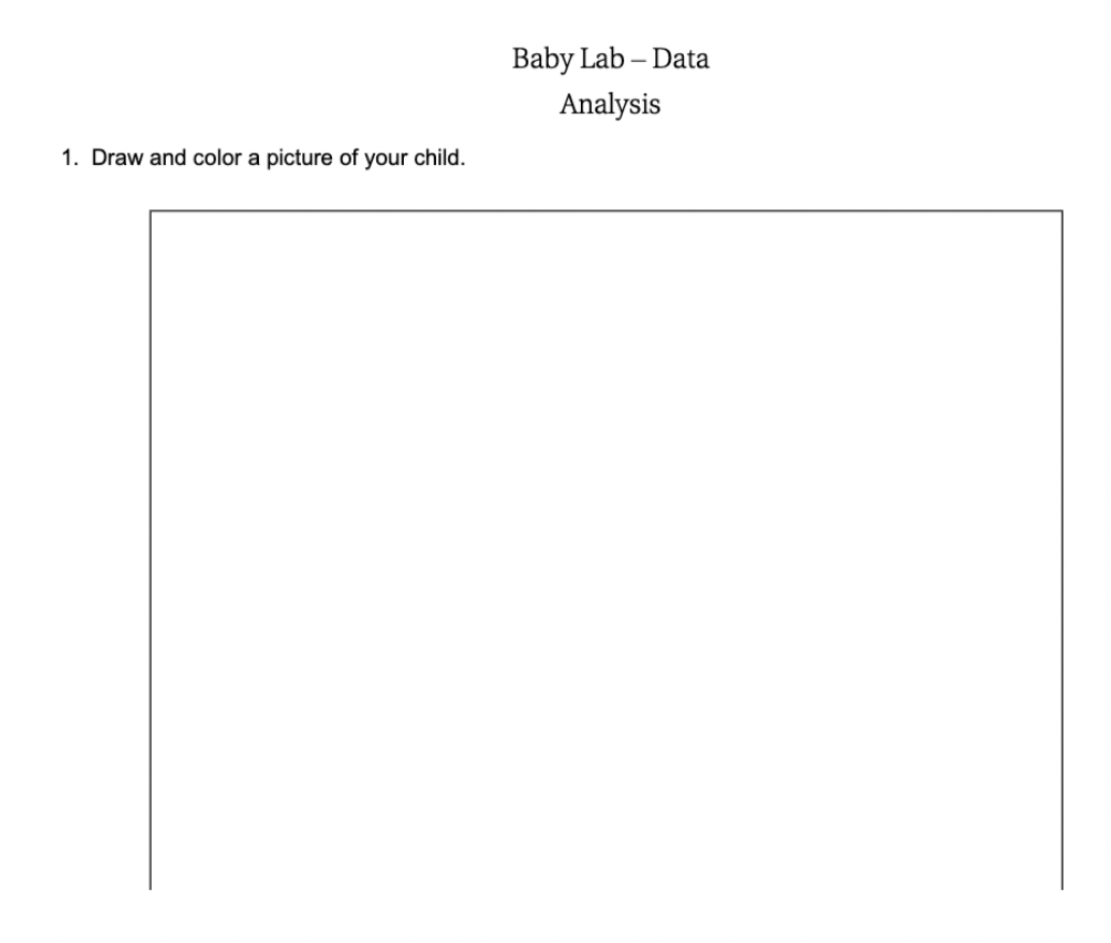 Solved Lab Genetics Let's Make a Baby! Congratulations on | Chegg.com