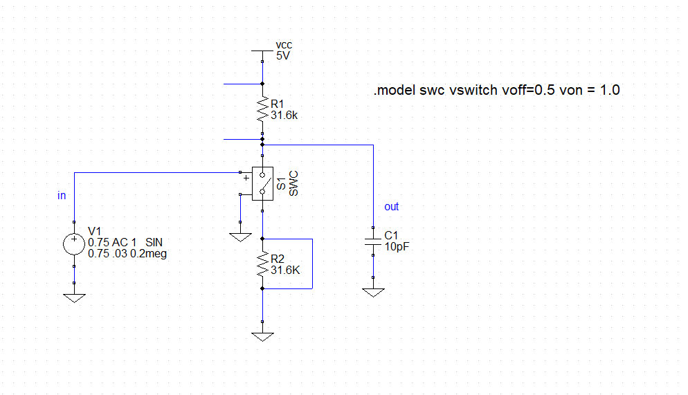 Solved Exercise the switch with 2 ﻿resistor divider circuits | Chegg.com
