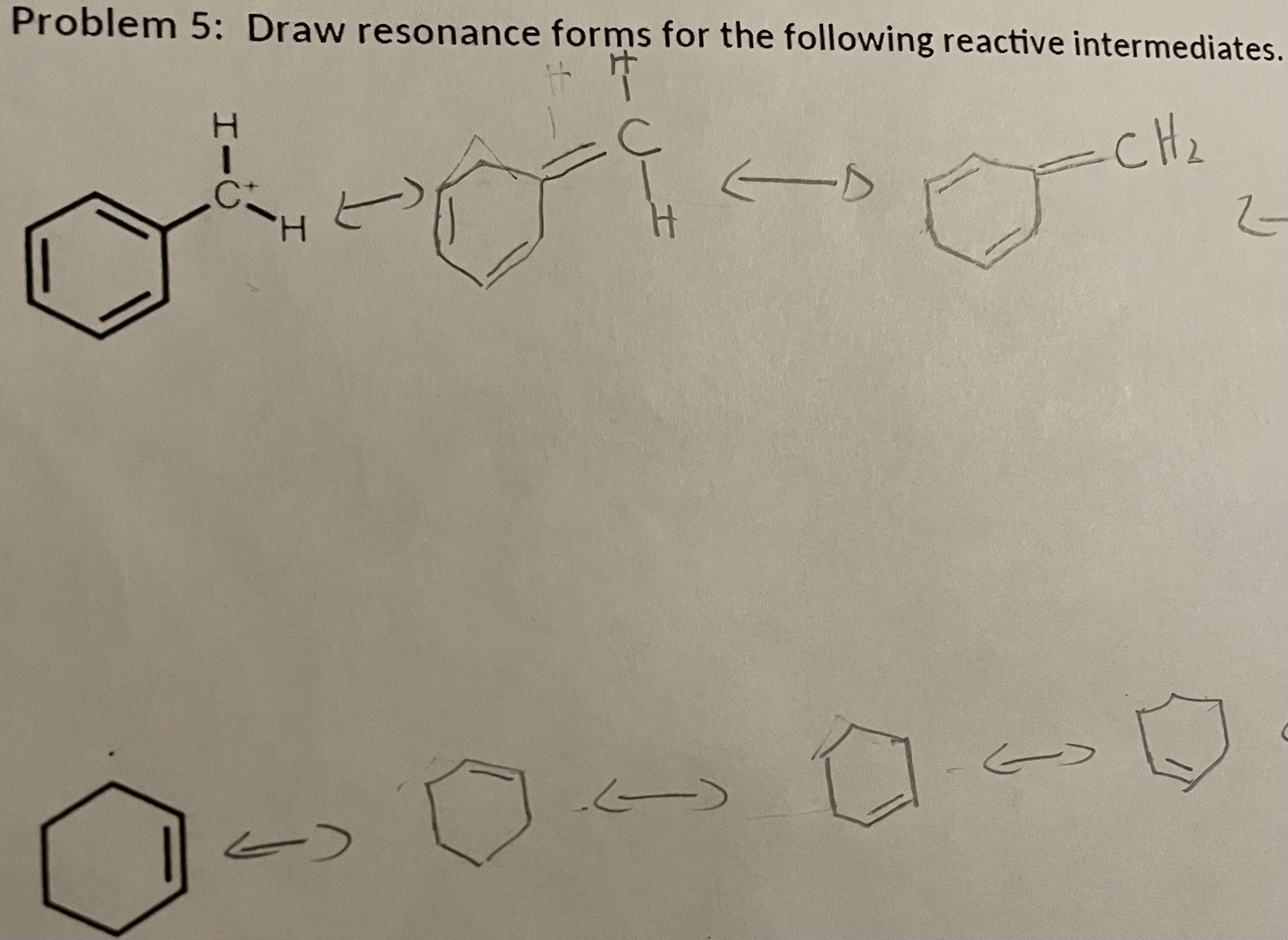 Solved blem 4: Label each of the following reactive | Chegg.com